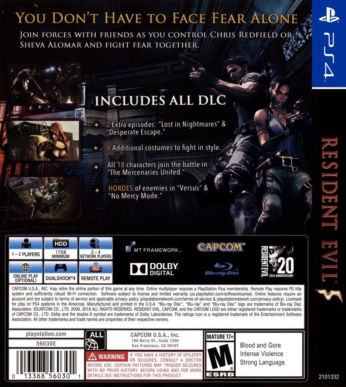 Resident Evil 5 HD PS4 – Zozila