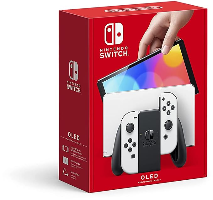 Nintendo Switch OLED Handheld Console with White Joy-Con (New) – Zozila