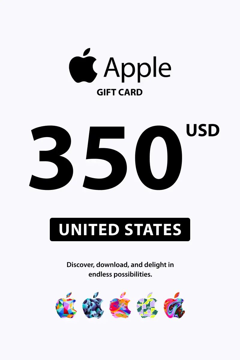 Apple iTunes $350 USD Gift Card Digital Voucher Code (Instant Delivery ...