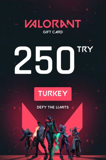 Valorant Riot Gift Card Turkey 250 TRY Valorant Points Digital Voucher ...