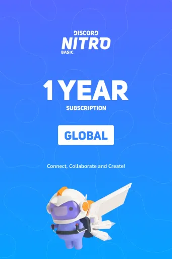 1 Year Discord Nitro Basic Subscription Global (Digital Voucher Code ...