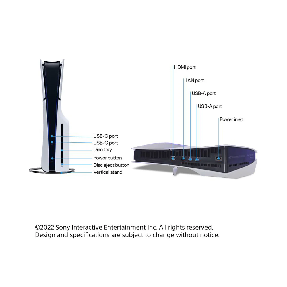 Sony PS5 PlayStation 5 Disc Edition Console Slim Fortnite Bundle (New ...