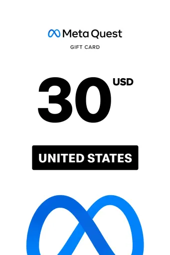 Meta Quest USA 30 USD Gift Card Digital Voucher Code (Instant Delivery ...