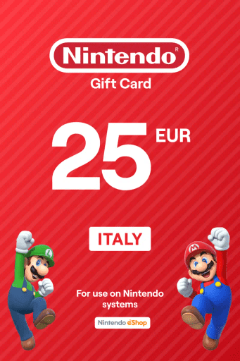 Nintendo eShop 25 EUR Italy Gift Card Digital Voucher Code (Instant ...