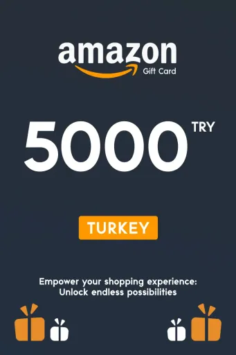Amazon 5000 TRY Turkey Gift Card (Digital Voucher Code Instant Delivery ...