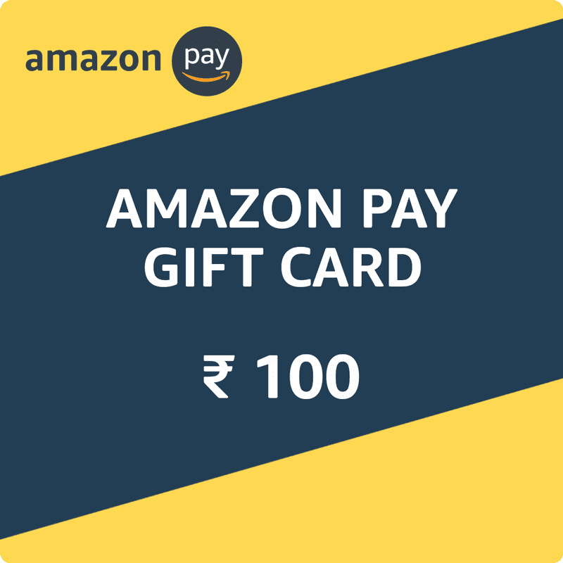 Amazon Pay India ₹100 INR Gift Card Digital Voucher Code with Instant ...