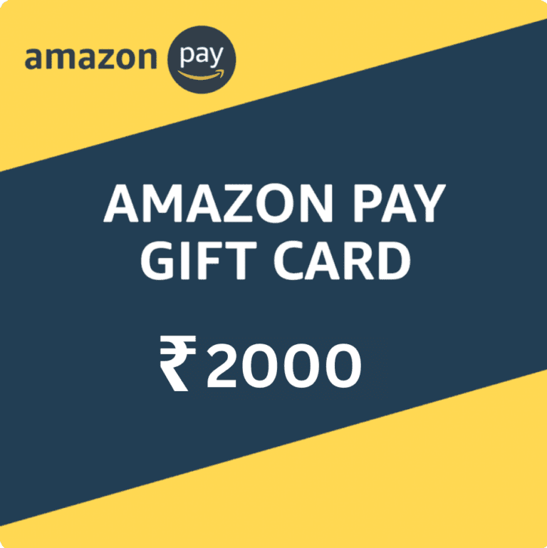 Amazon Pay India ₹2000 INR Gift Card Digital Voucher Code with Instant ...